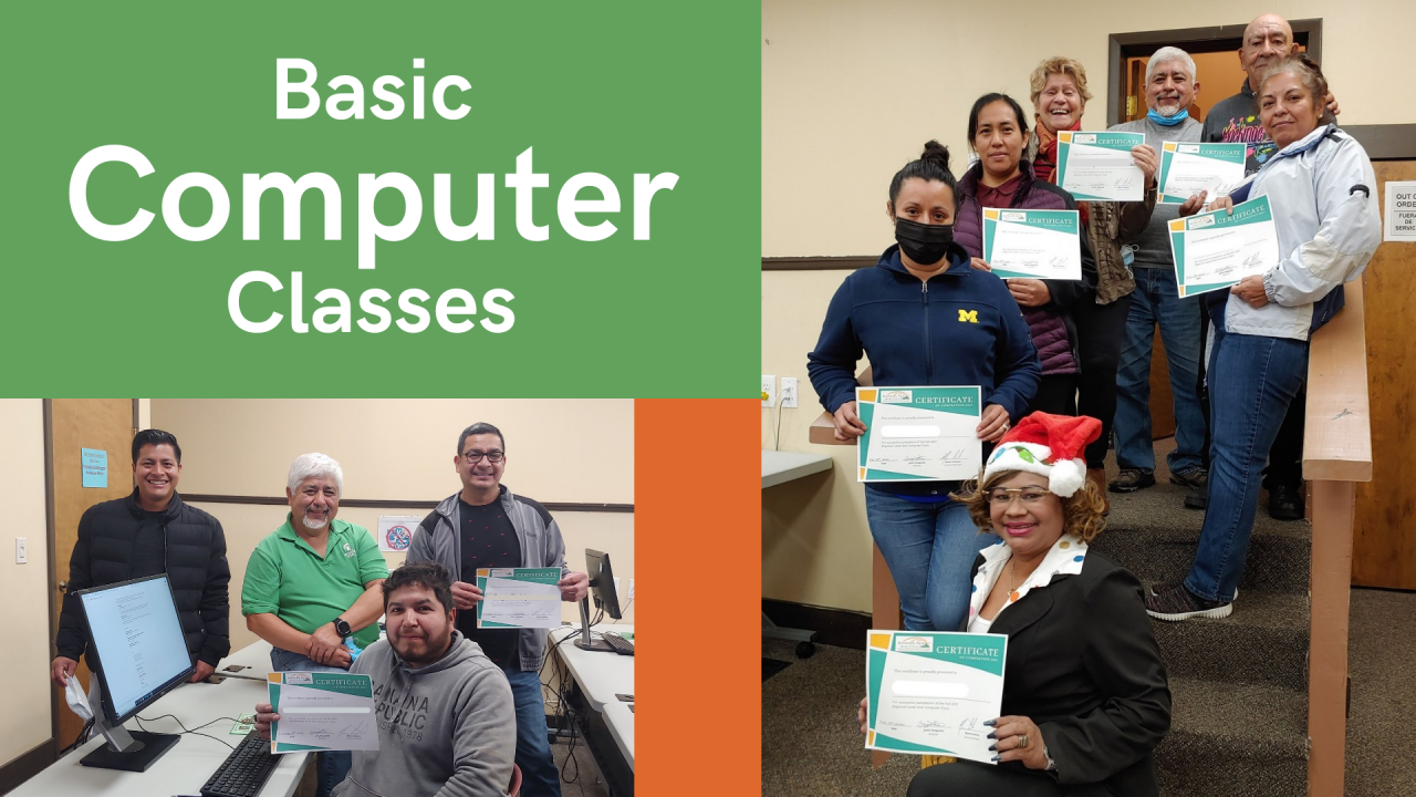 Computer Literacy Classes - Roosevelt Park Ministries